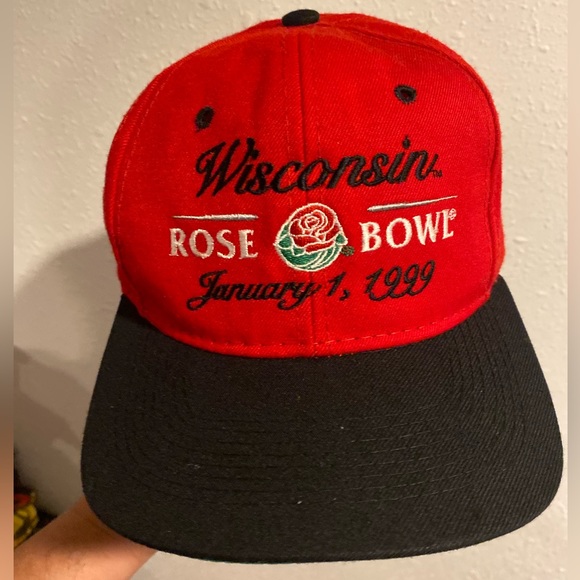 Accessories | Vintage 1999 Wisconsin Badgers Rose Bowl Snapback Hat ...